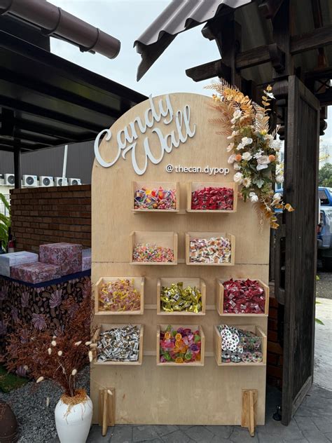 Rent Candy Wall Food And Drinks Packaged And Instant Food On Carousell
