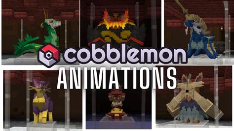 Cobblemon Pokemon Animations Part 23 Minecraft Pokemon Animation Gaming Cobblemon