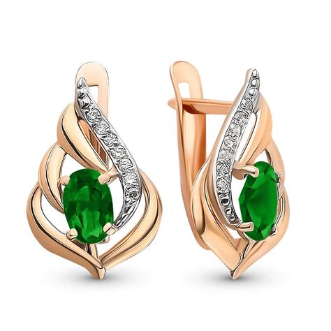 585gold Серьги ювелирные Золото красное 585 пробы купить с доставкой по выгодным ценам в