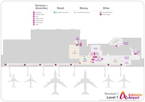 Adelaide International Airport Terminal Map 2025 2024 All Maps