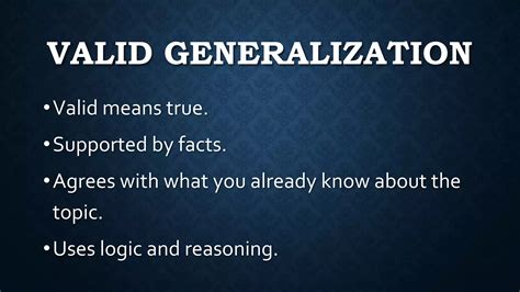 Generalizationpptx Science