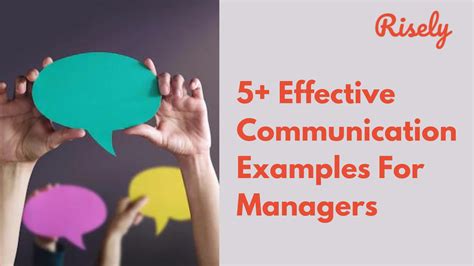 5 Effective Communication Examples For Managers Risely