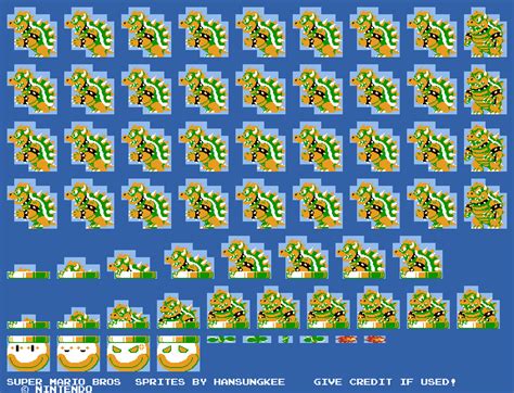 Bowser Smb1 Nes Style Mario Customs Custom Edited The