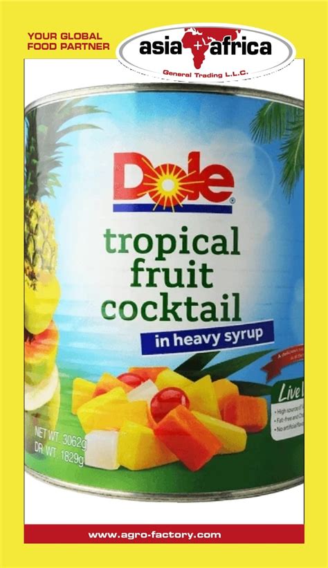 Dole Tropical Fruit Cocktail In Heavy Syrup Asia And Africa General