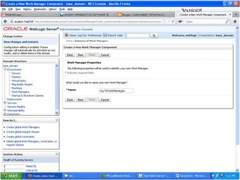 Loadrunner Tipsandtracks How To Set Thread Pool In Weblogic