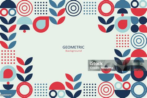 추상적인 기하학적 배경 연한 파란색 배경에 단순한 모양의 원 도트 패턴 및 라인 아트가 있는 템플릿 디자인입니다 0명에 대한