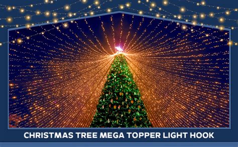 Menkxi Christmas Tree Mega Topper Light Hook Christmas