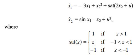 Solved Linearize The Following Systems Around The State