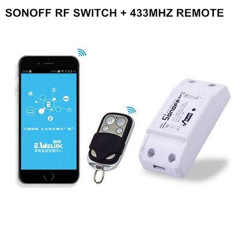 Sonoff RF 1CH WiFi Wireless Smart Switch RF 433mhz Remote Control