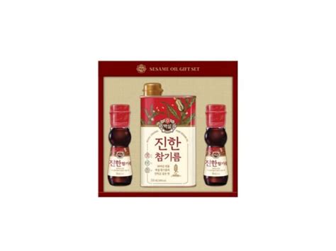 Cj 백설 진한참기름2호 강화홍삼공사