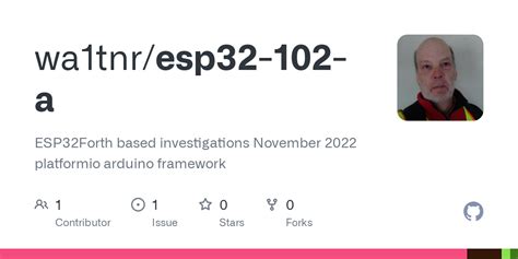 Github Wa1tnresp32 102 A Esp32forth Based Investigations November