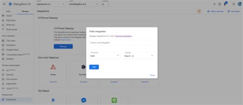 Integrating Twilio With Dialogflow Cx To Enable Voice Calls