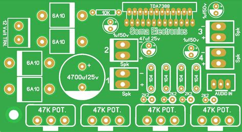 Tda7388 Amplifier Circuit Diagram