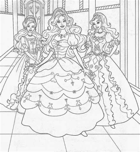 Coloring Pages Barbie Free Printable Coloring Pages