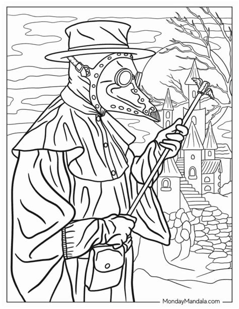 40 Horror Coloring Pages Free Pdf Printables