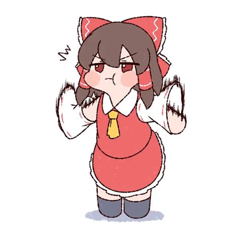 Hakurei Reimu Touhou Drawn By Y75zei Danbooru