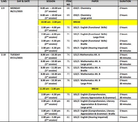 Knec Releases 2023 Kcse Timetable Issues Strict Guidelines