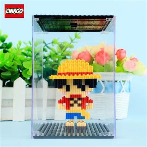 Linkgo Connection Blocks Display Case For Auction Figure Acrylic Dust