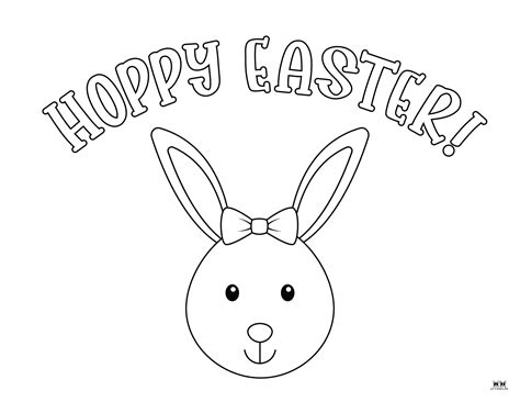Easter Bunny Coloring Page Printable Mit Printable