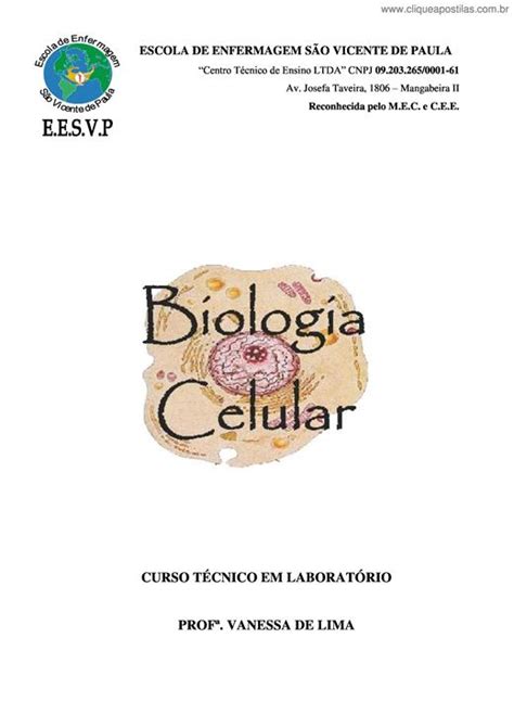 Clique Apostilas Biologia Celular Ii