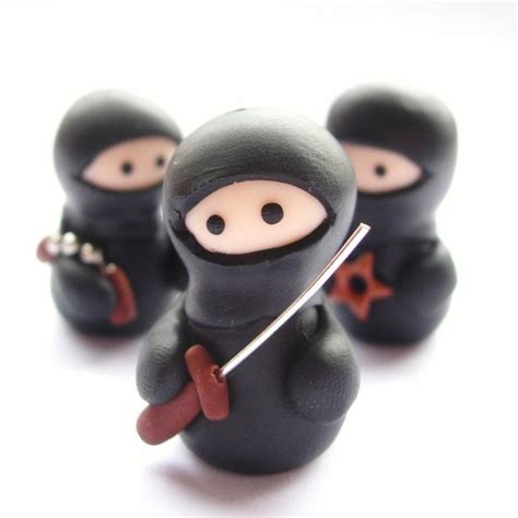 Items Similar To Set Of 3 Ninja Figures On Etsy