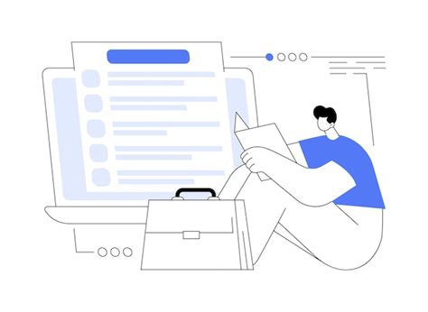 기업 문학 추상 개념 벡터 일러스트 레이 션 프리미엄 벡터