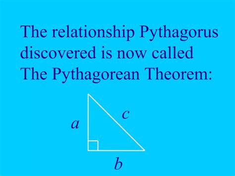 Pythagoras Theorem Ppt Ppt
