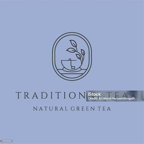 자연 녹차 라인 아트 로고 벡터 상징 일러스트 레이 션 디자인 0명에 대한 스톡 벡터 아트 및 기타 이미지 0명 녹차