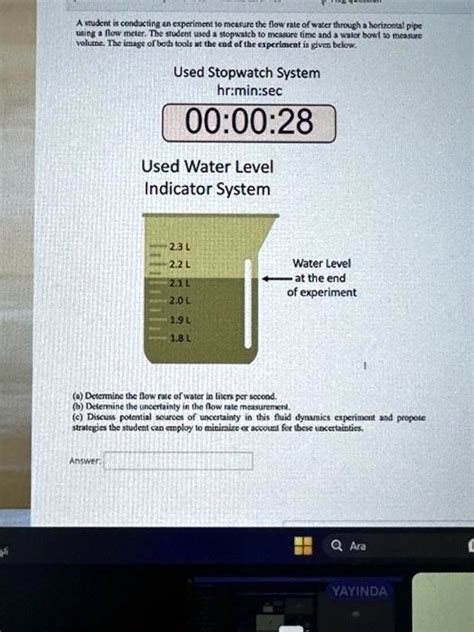 SOLVED Texts Please Show All Steps In Detail A Student Is Conducting An Experiment To Measure