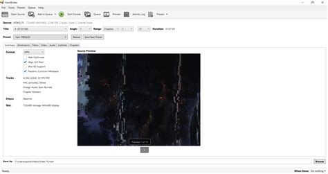 Glitchy Screen · Issue 4997 · Handbrakehandbrake · Github
