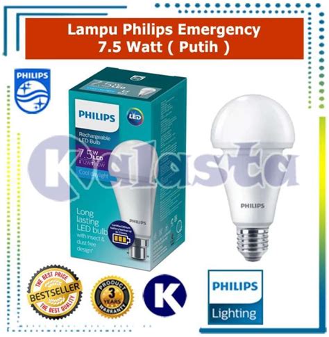 Promo Lampu Philips Emergency Led W Watt Watt Diskon Di Seller