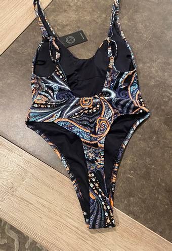 Relleciga Women S High Cut Low Back One Piece Thong Swimsuit For Women