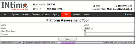 Configuration Of Intime Distributed Rtos Host