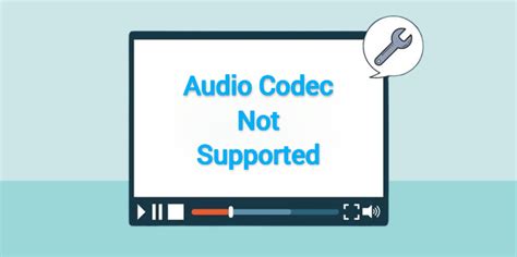 How To Fix Audio Codec Not Supported With 5 Ways