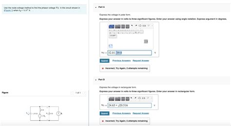 Solved Use The Node Voltage Method To Find The Phasor