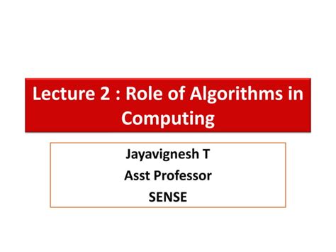 Lecture 2 Role Of Algorithms In Computing Pdf Programming Languages Computing