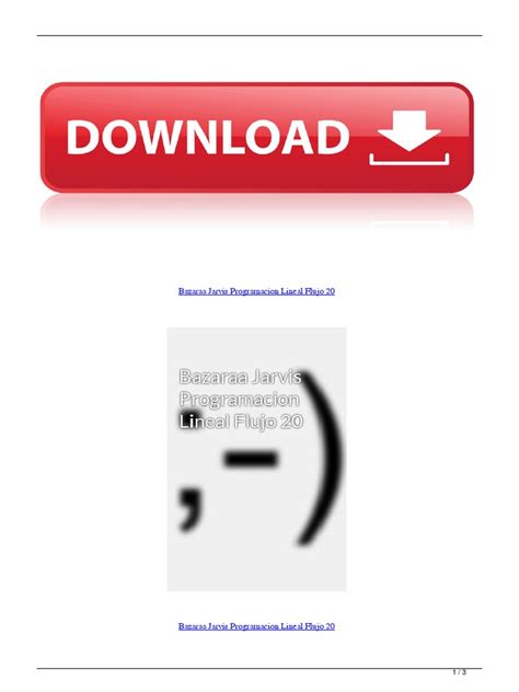 Bazaraa Jarvis Programacion Lineal Flujo 20 Pdf Pdf Optimización