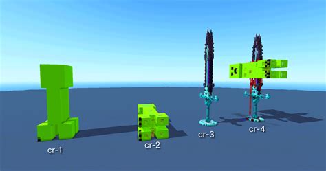 Creeper Statue Blueprint