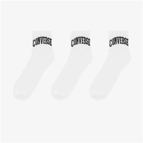Converse Chuck Taylor Erkek 3lü Beyaz Anklet Çorap E1238w