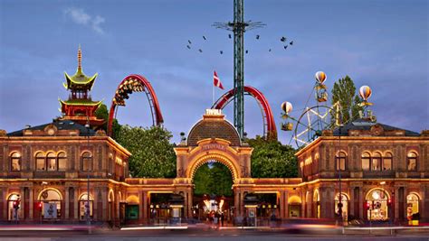 Парк Тиволи Дания развлечения и аттракционы Карусели и горки