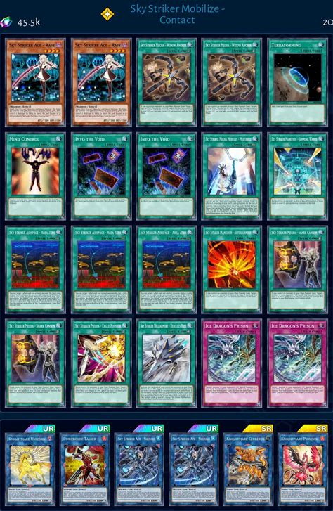 Sky Striker Deck From Sheng An Duel Links Meta