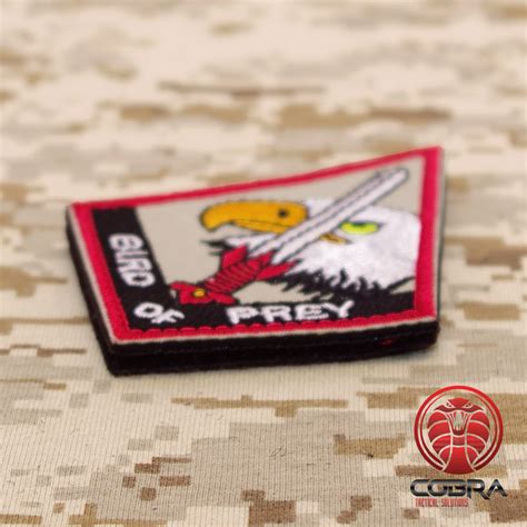 Bird Or Prey Military Embroidered Patch Velcro Military Airsoft