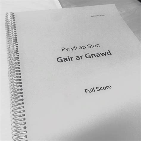 Gair Ar Gnawd Pre Production Angharad Lee