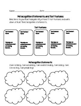 Note Catcher For Reading Nonfiction With A Text Feature Focus TPT