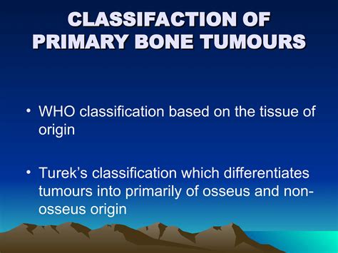 Bone Tumors Classification And Staging Of Tumoursppt