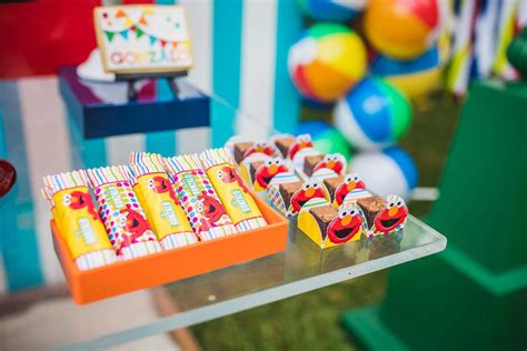 Elmo Birthday Party Ideas Photo 2 Of 33 Catch My Party