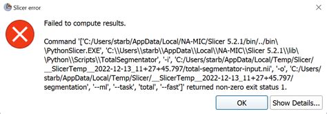 Totalsegmentator Error At First Run Command ‘pip ‘install ‘git