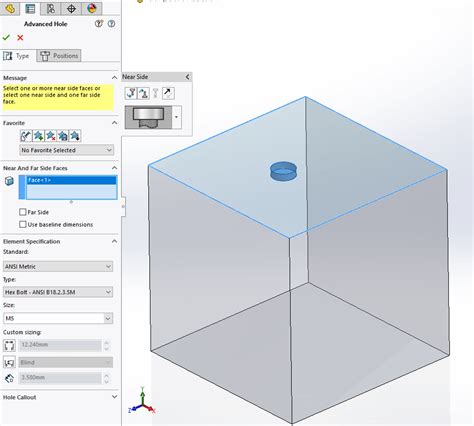Solidworks 2018 Advanced Hole And Callout Tutorial Innova Systems