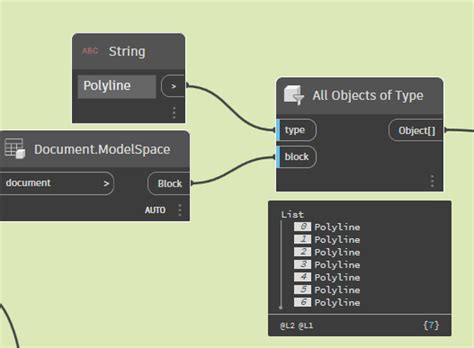 How To Select All Polylines On The Specified Layer Civil 3d Dynamo