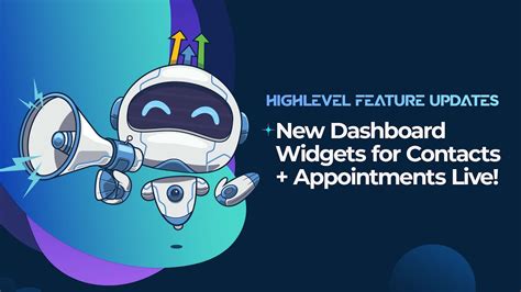 New Dashboard Widgets For Contacts Appointments Live Youtube